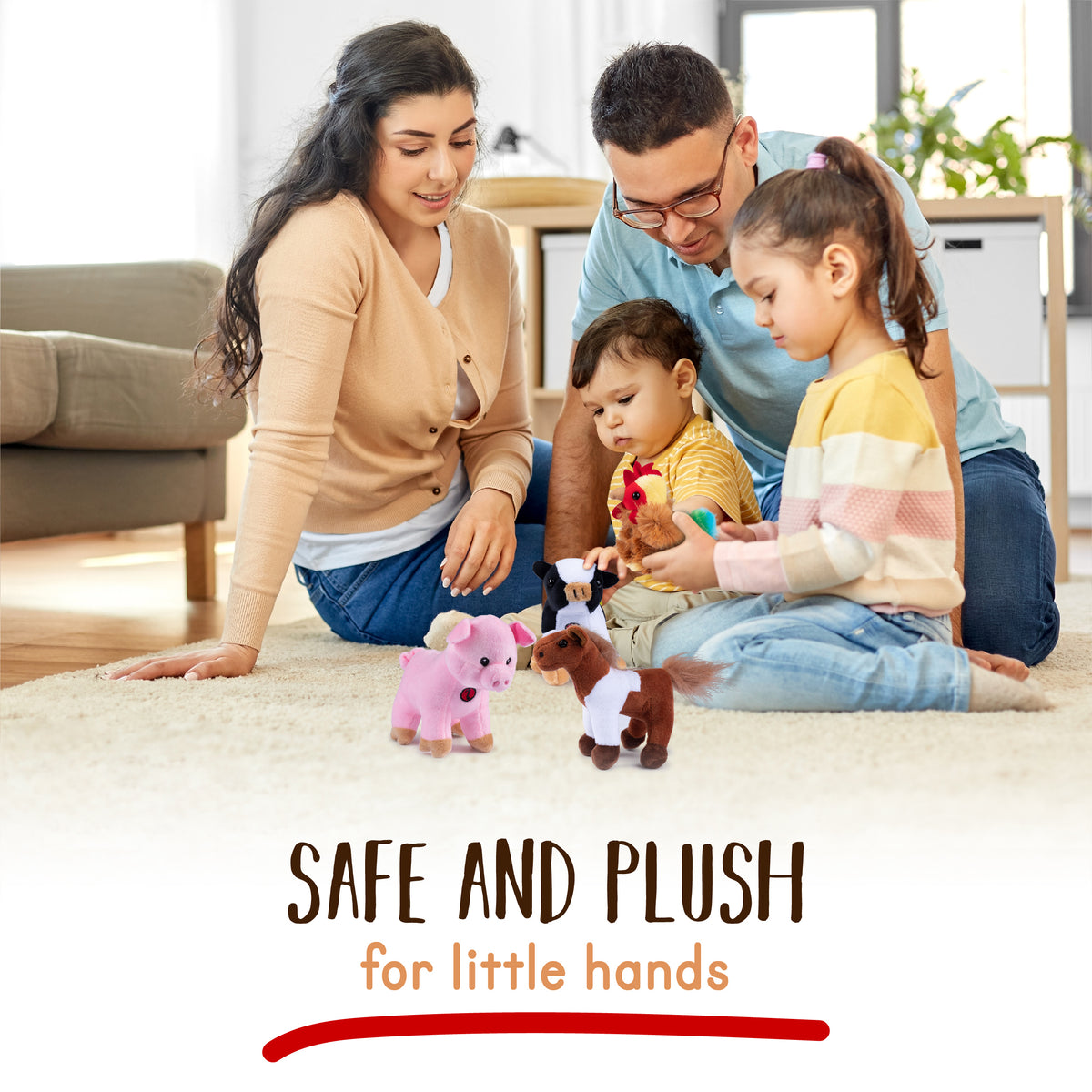 4 Talking Barn Animals – Plush Creations 195